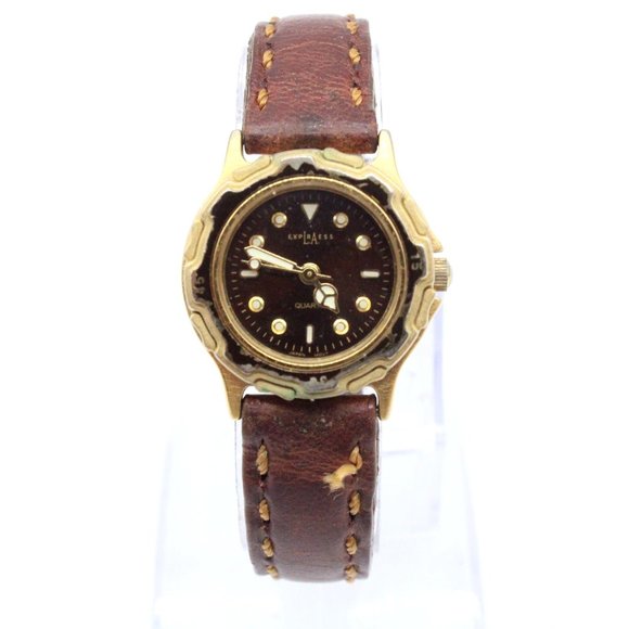 LA Express | Accessories | Vintage La Express Watch Womens Luxury Gold ...